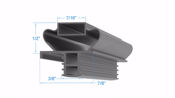 Delfield 1702261 Compatible Door Gasket - Cooler Door Gaskets
