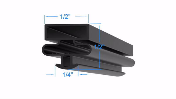 Refrigeration Gasket Profile 10-001 - Cooler Door Gaskets